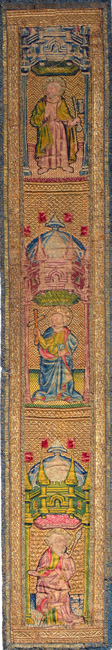 Bande d'orfroi : saints | Musée de Cluny
