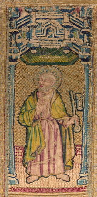 Bande d'orfroi : saints | Musée de Cluny