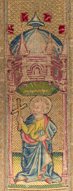 Bande d'orfroi : saints | Musée de Cluny